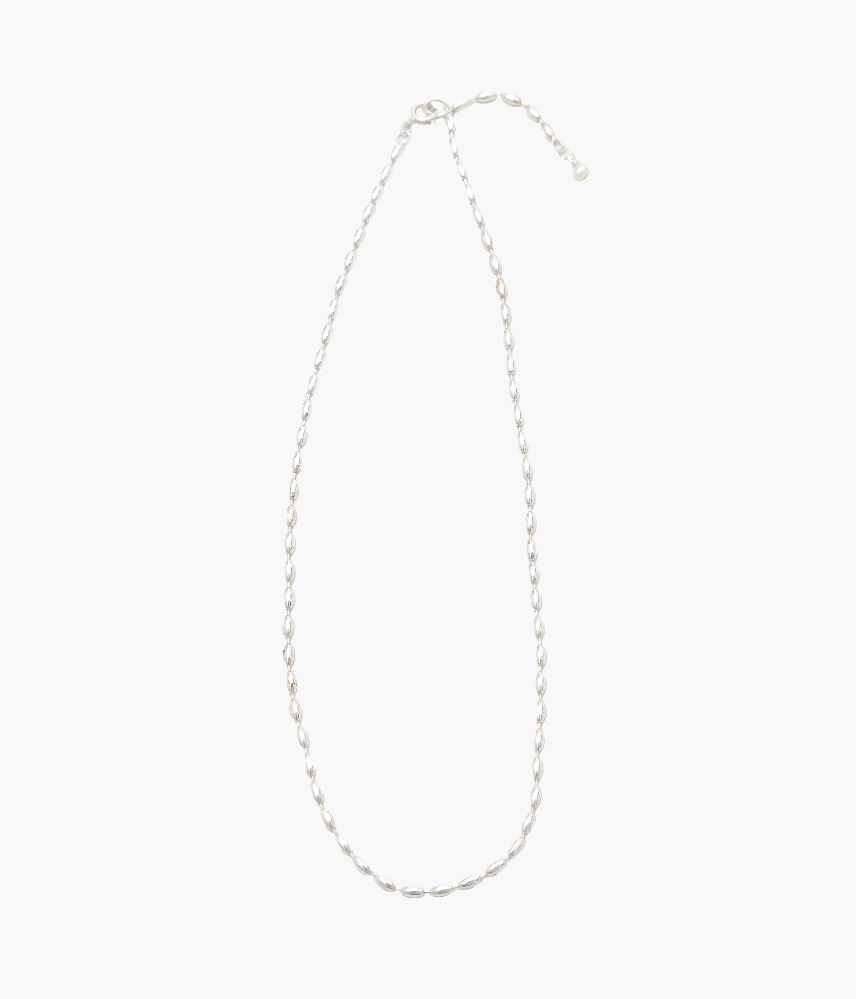 ORNAMENT&CRIME '' RICE CHAIN'' (SILVER) – THE STORE BY MAIDENS